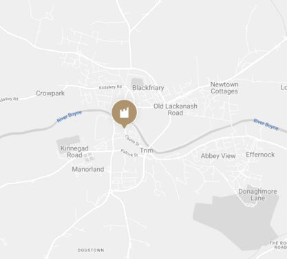 Our Location | How To Find Us | Trim Castle Hotel Meath